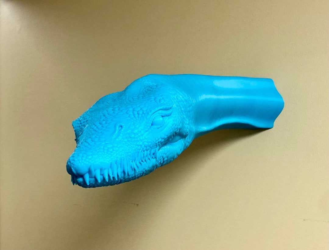 Plesiosaurus Head Wall Art Mount - 3D Printed Bust - Etsy