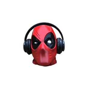 Deadpool Headphone Head - 3D Printed Headphone Stand Bust - Full Color ...