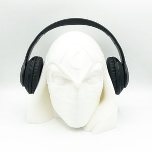 Moon Knight Headphone Head - 3D Printed Headphone Stand Bust - Etsy