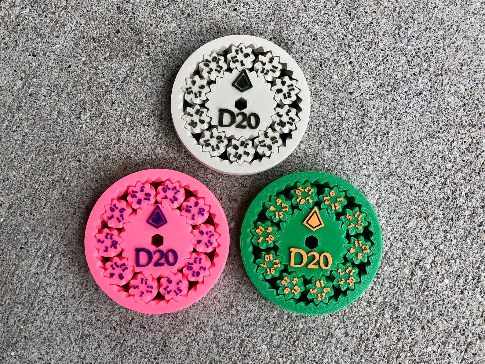D20 Dice Spinner TTRPG Dice Alternative - Customizable Colors - Etsy