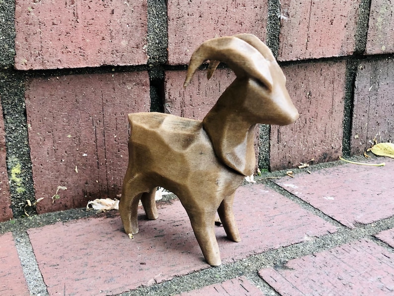 3D Printed Hand-painted Goat of Warding Statue Figure Inspired - Etsy