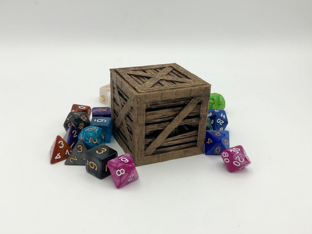 Wooden Crate Dice Jail and Dunce Cap From Fate's End Dice Towers by ...
