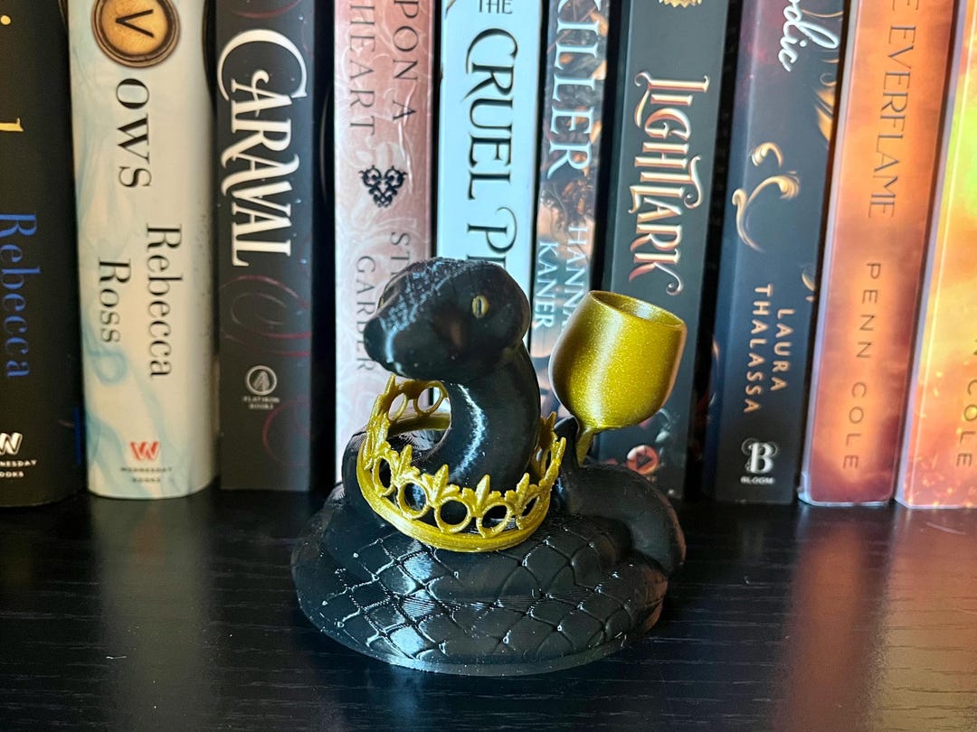 The Snake Prince Bookshelf Decor - Cursed Serpent King - TCP and FOTA ...