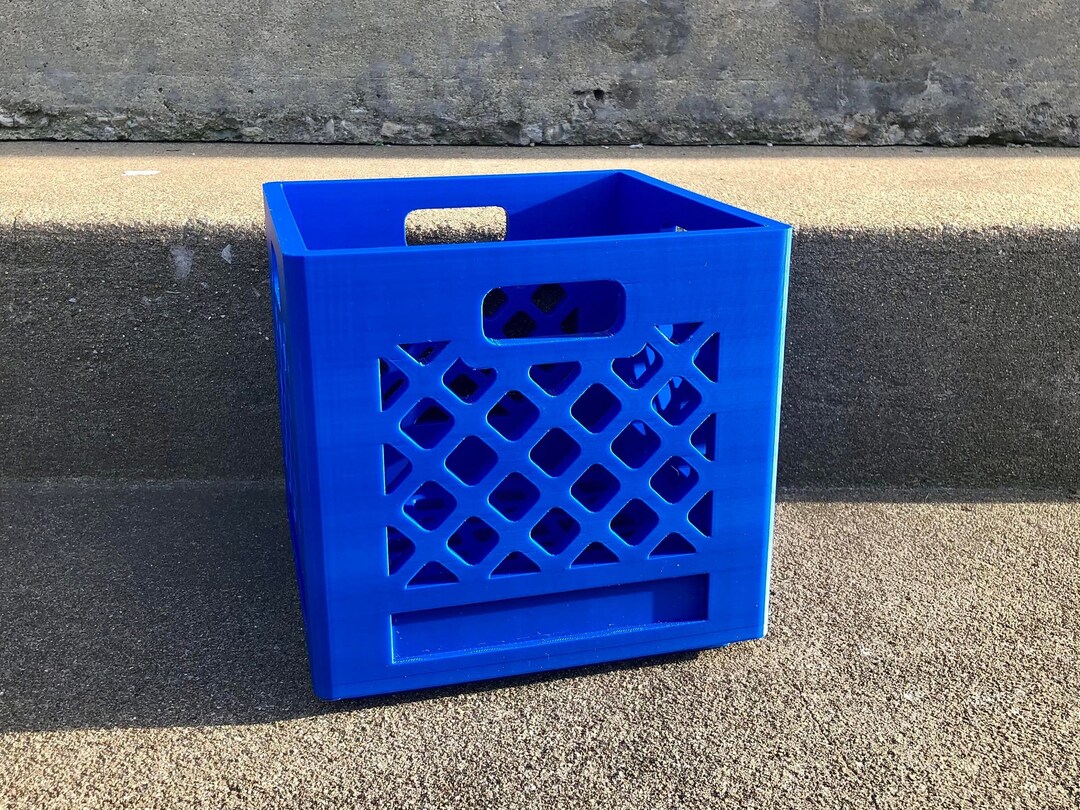 XL Milk Crate - 3D Printed 8 Inch Milk Crate - Various Colors - Etsy