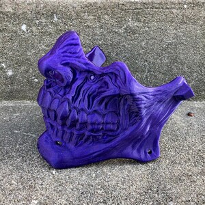 Happy Face Mask - 3D Printed Demon Oni Half Mask - Etsy