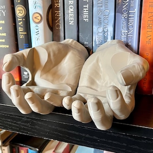 Cupped Hands Book Stand - Forward Facing Book Display - 3D Printed ...