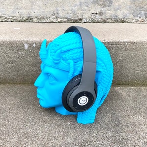 Na'vi Headphone Head - 3D Printed Headphone Stand Bust - Etsy