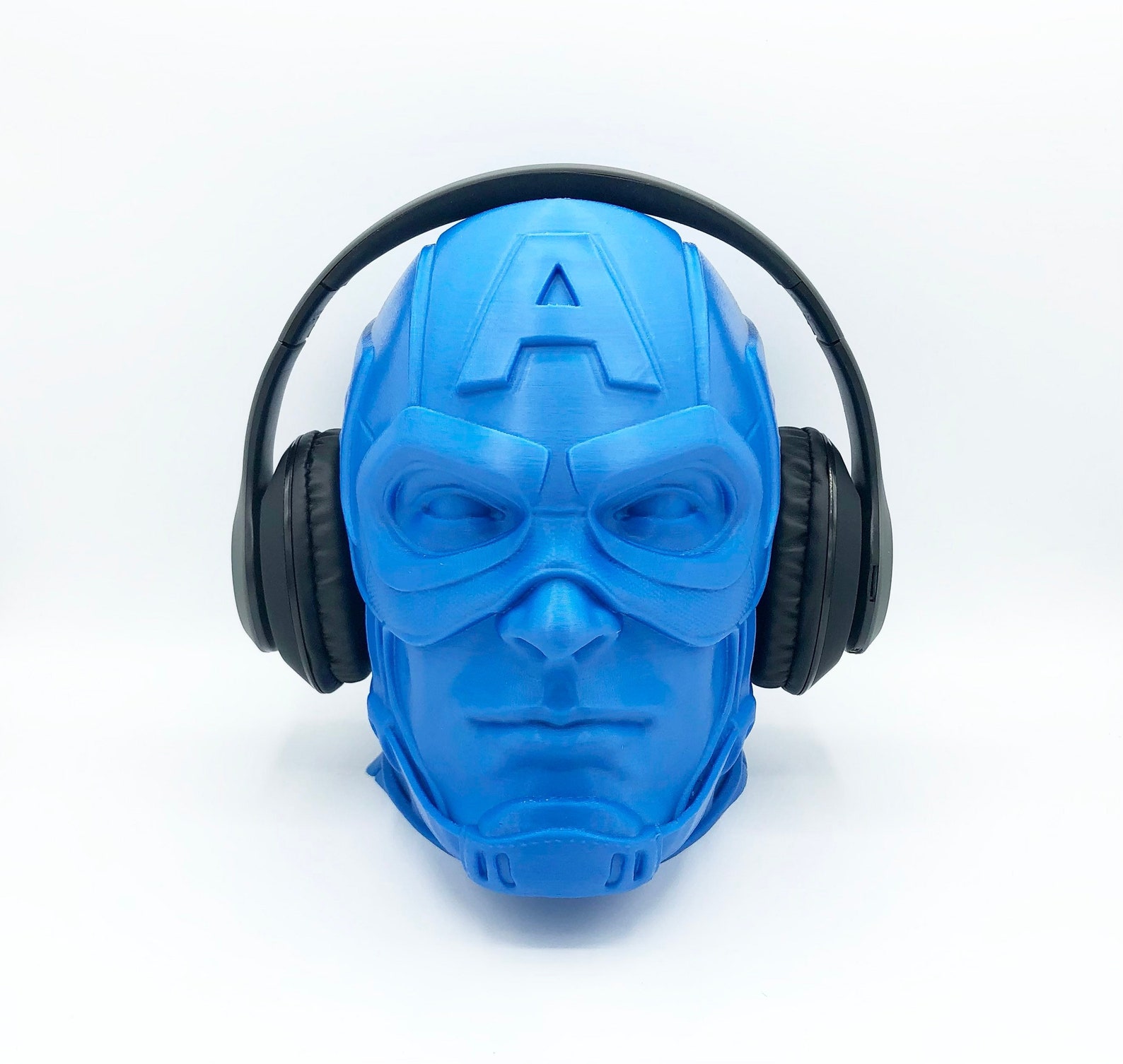 Captain America Headphone Head 3D Printed Headphone Stand - Etsy