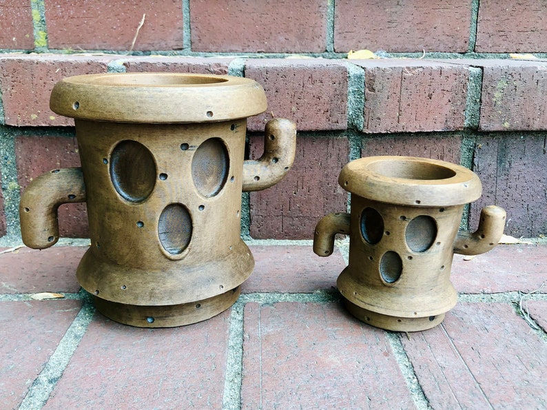 3D Printed Hand-painted Gyroid Lloid Succulent Planter Vase | Etsy