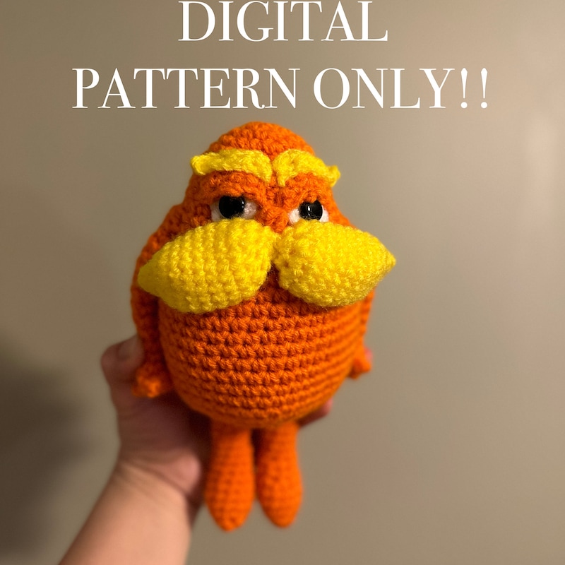 Preppy Lorax Plush - Etsy