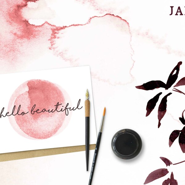 Modern Watercolor - Etsy