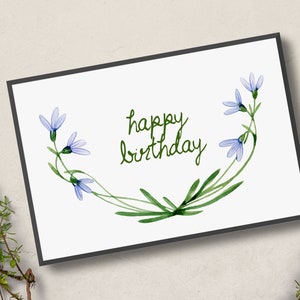 Snowdrop Clipart, Birth Month Flowers, January Flower, Watercolor ...