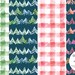 Christmas Digital Background Set, Hand Painted Watercolor Paper ...