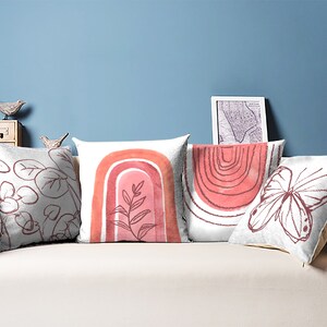 Abstract, Boho Clipart Set, Linear Flowers, Geometric Shapes, Kids ...