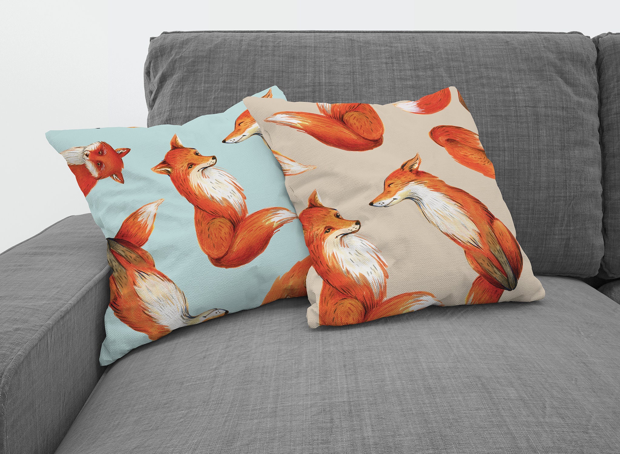 Fox Pattern Digital Paper Seamless Repeat Pattern Seamless - Etsy