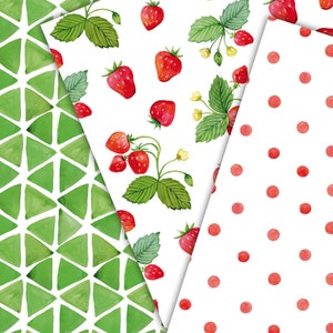 Watercolor Digital Paper, Hand Painted Floral Pattern, Seamless ...