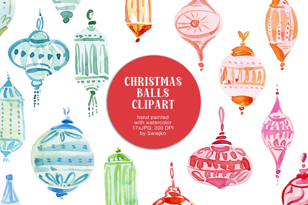 Christmas Clipart, Christmas Balls, Christmas Ornaments, Christmas ...