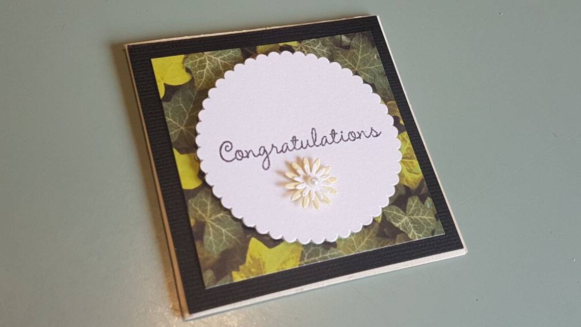 Congratulations Ivy Card - Etsy