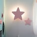 Blue Star Night Light, Star Wall Lamp, Star Wall Light, Baby Nursery ...