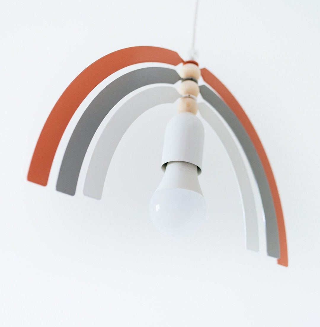 Rainbow Light, Nursery / Kids Bedroom / Playroom Ceiling Rainbow Lamp ...