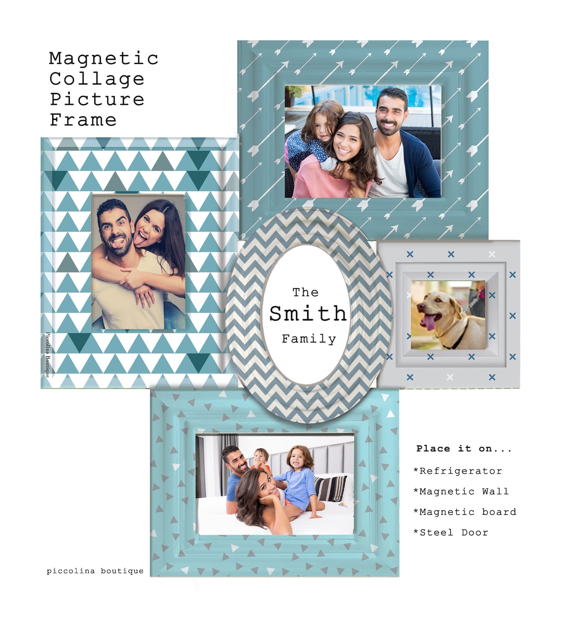 Personalized Fridge Magnet Baby Fridge Picture Frame - Etsy