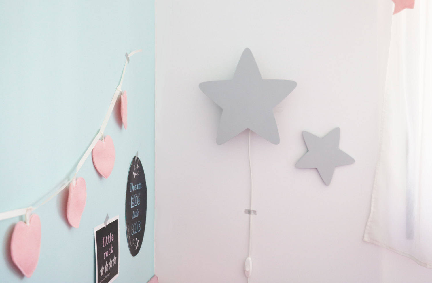 Star Night Light LED Wall Lamp Kids Wall Lights Children | Etsy