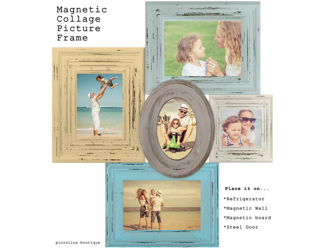 Vintage Style Magnetic Collage Picture Frame Home Decor Gift - Etsy