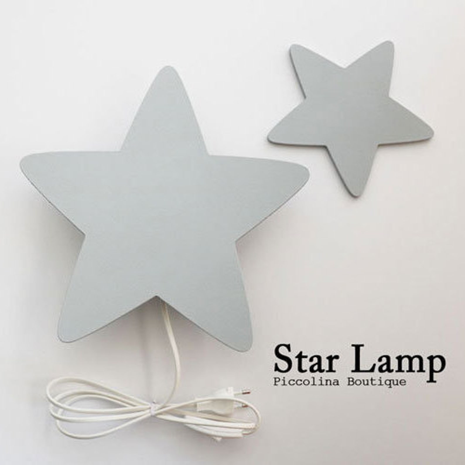 Blue Star Night Light Star Wall Lamp Star Wall Light Baby - Etsy