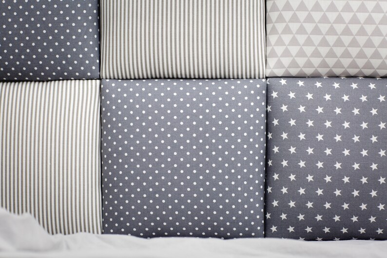 Wall Padding, DIY Self Adhesive Peel and Stick Upholstered Soft Wall ...