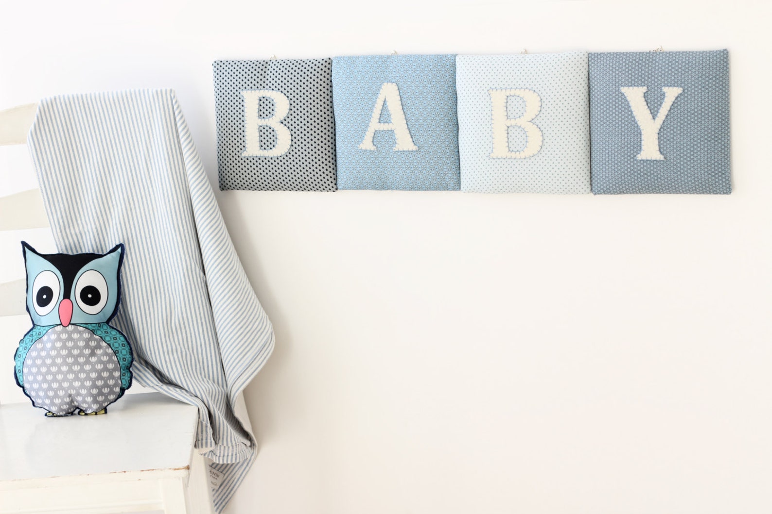 Personalized Embroidered Letters Nursery Name Sign Baby Name - Etsy