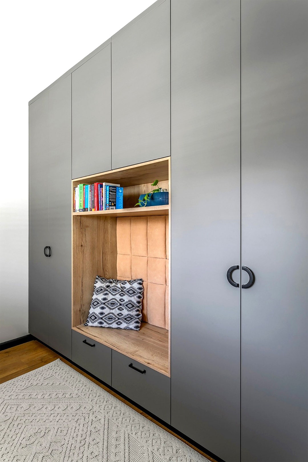 Wall Niche Padding, Upholstered Wall Tile Panels, Soft Fabric Headboard ...