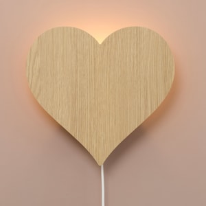 Heart Wall Light, Girls Night Light, Nursery Night Light, Teen Girl ...
