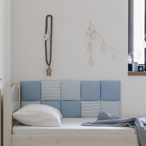 Upholstered Wall Panels, Children Headboard, Kids Soft Fabric Playroom ...