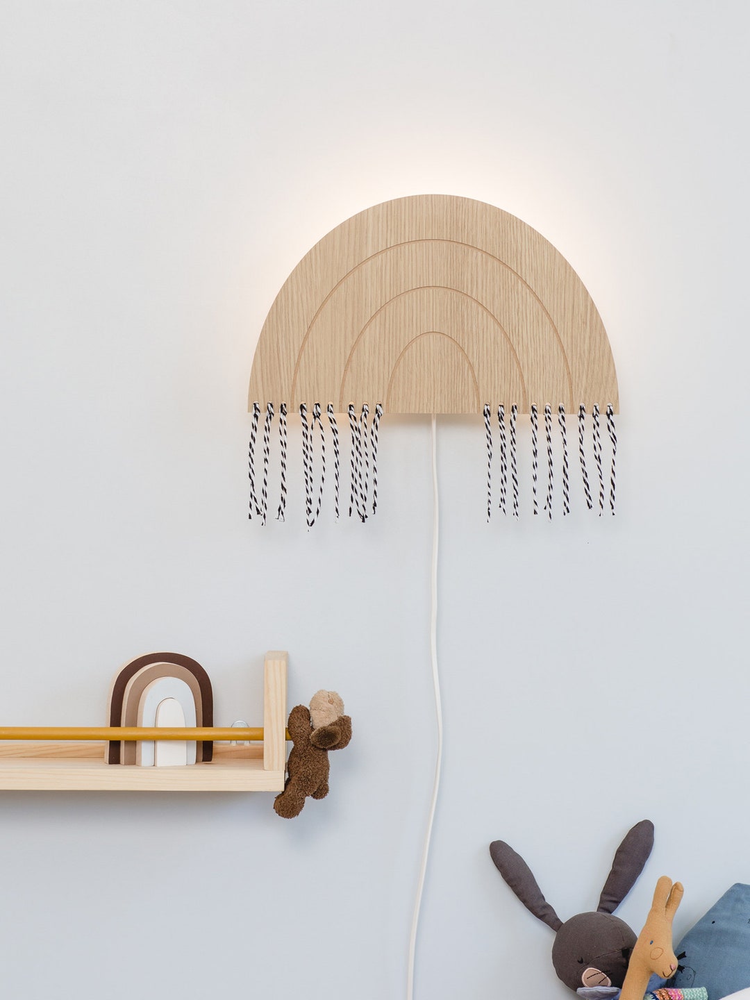 Rainbow Night Light, Nursery Light, Night Light, Light for Bedroom ...