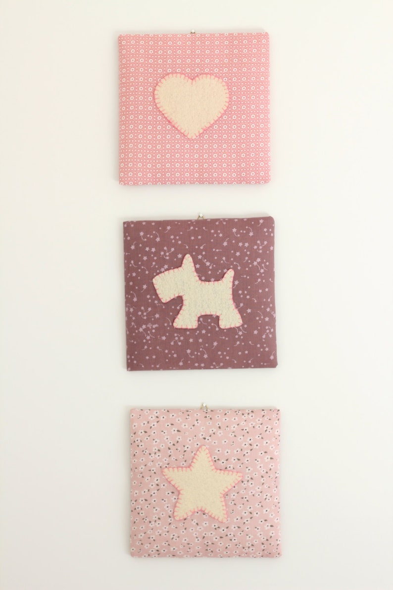 Kids Room Art Decorative Children's Picture Pink Mix | Etsy