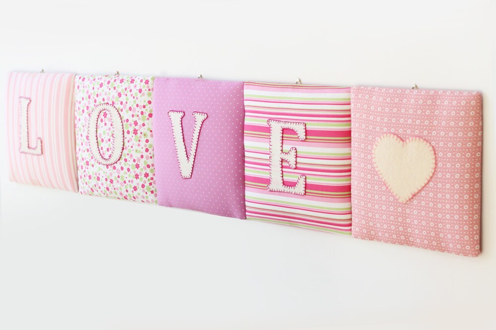 Personalized Name Sign Decorative Name Banner Pink Mix - Etsy