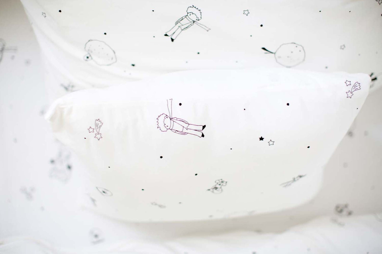 Le Petit Prince Mini Crib Sheets, 100% Egyptian Cotton Bed Sheets ...