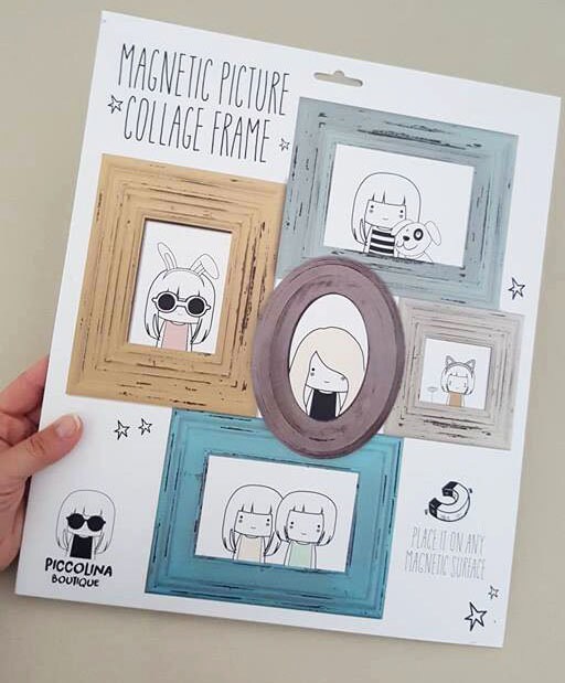 Picture Magnets for Fridge Collage Photo Frame Magnetic | Etsy
