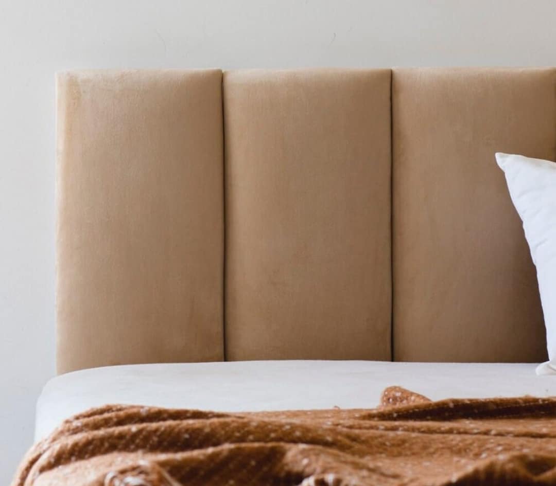 Hanging Headboard, Upholstered Wall Panels, Head Board Fabric Cushion ...