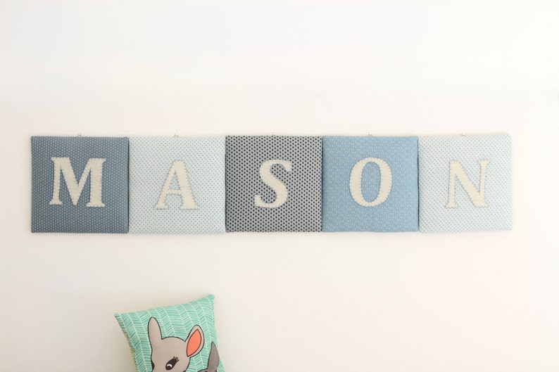 Nursery Name Sign Name Banner Nursery Decor Buchstaben | Etsy
