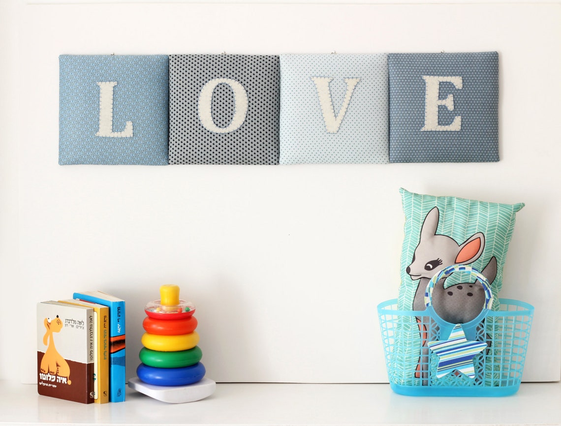 Name Decor for Nursery Personalized Wall Decor New Baby | Etsy