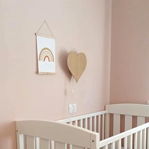 Heart Wall Light, Girls Night Light, Nursery Night Light, Teen Girl ...