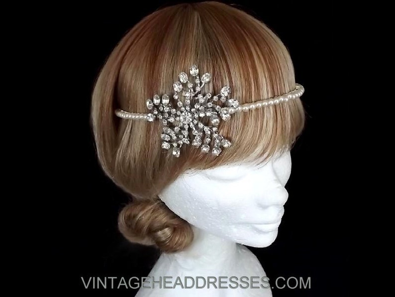 Bohemian Vintage Forehead Band or Headband 1950's - Etsy