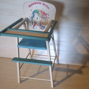 Vintage Rainbow Brite Doll High Chair 25 Inches Tall - Etsy