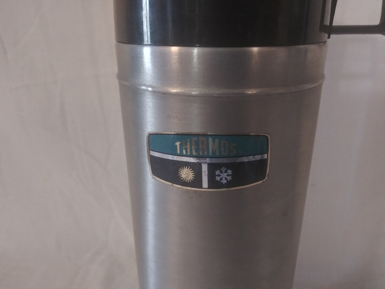 Vintage Thermos King Steely Stainless Steel Vacuum Bottle | Etsy