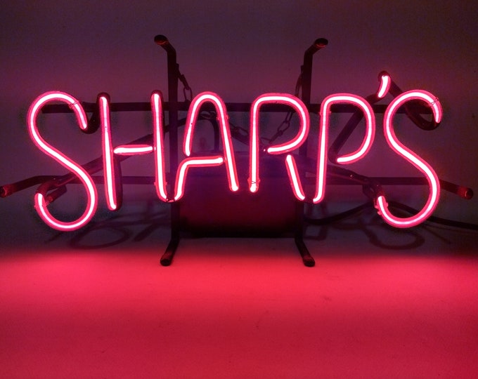 Vintage Sharp's Beer Neon Sign Light Miller Brewing Company - Etsy