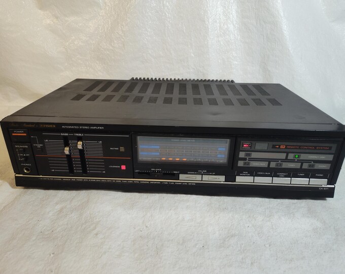 Vintage Fisher Studio Standard CA-871 Stereo Integrated Amplifier Home ...