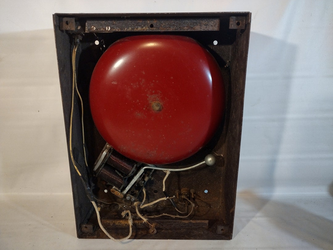 Antique 10 Inch Electric Alarm Bell School Fire Railroad - Etsy