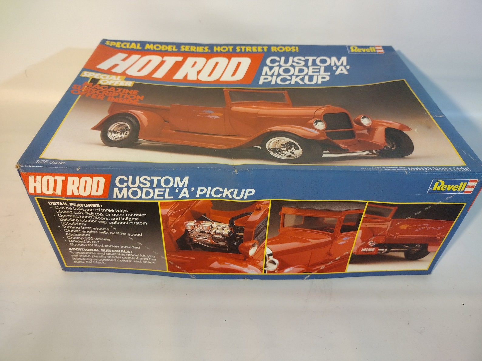 Revell Hot Rod Custom Model A Pickup 1/25 Model Kit 1986 - Etsy