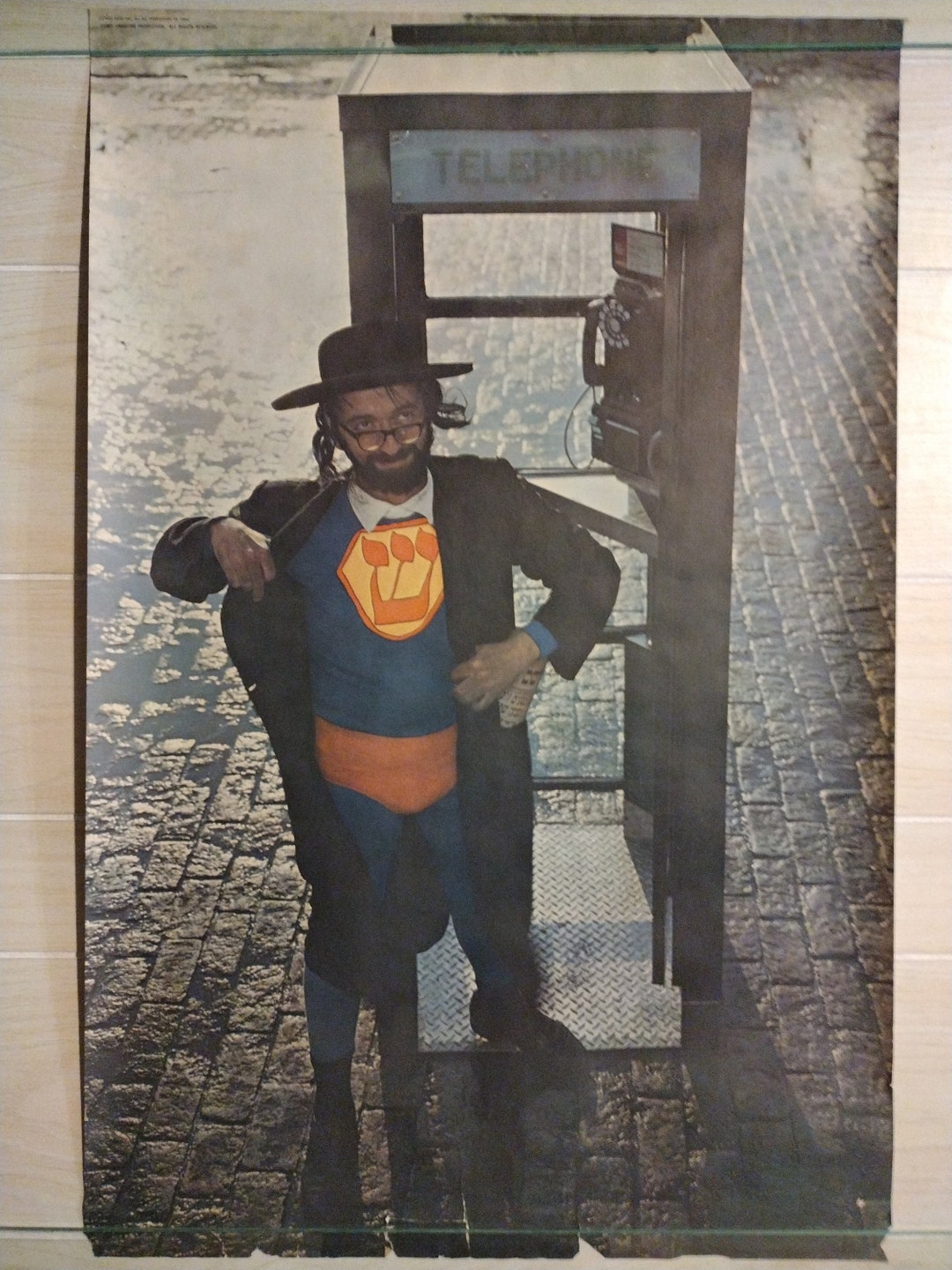 Super Semikhah 1967 Jewish Superman Vintage Color Poster - Etsy